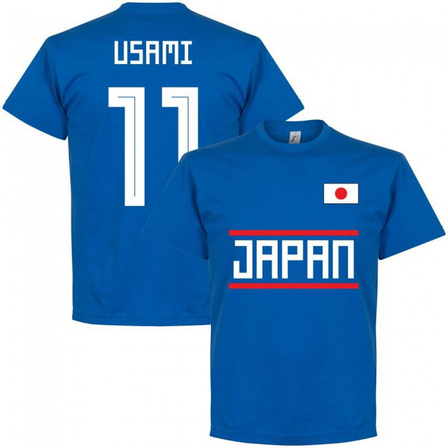 Japan Usami 11 Team T-Shirt - Royal [TSHIRT-Royal-265866] - Uksoccershop