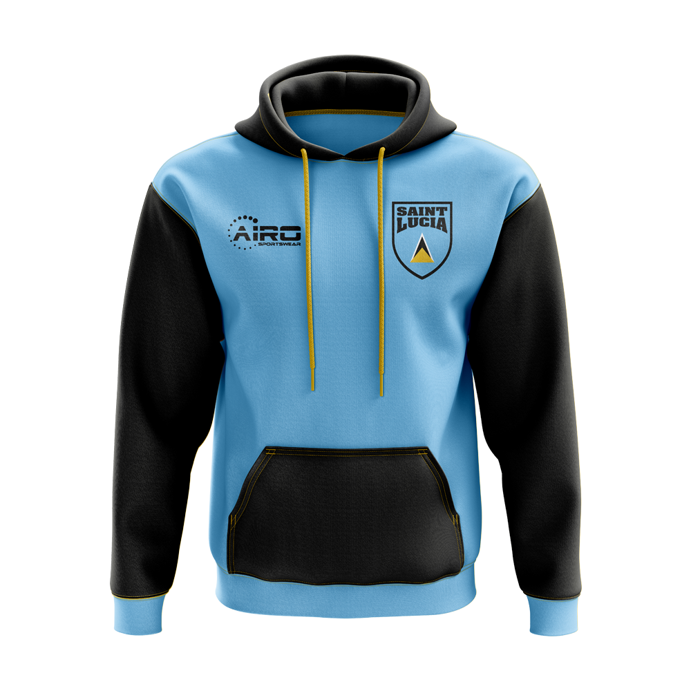 Saint Lucia Concept Country Football Hoody (Sky) [HOODSAINTLUCIA ...