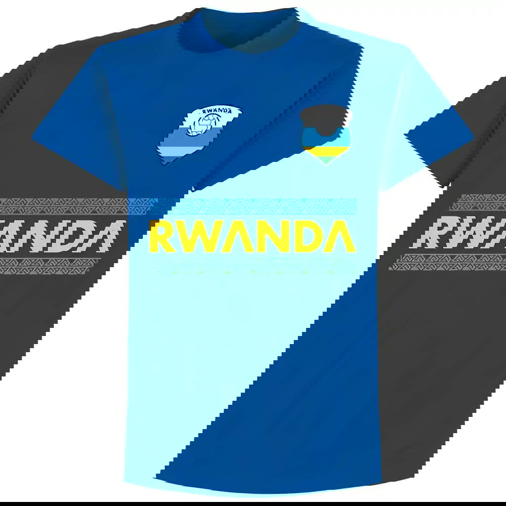 Rwanda Team T-shirt - Royal [TSHIRT-Royal-264347] - Uksoccershop