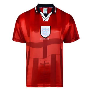 Score Draw England 1998 World Cup Finals Away Retro Football Shirt ...