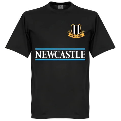Newcastle Team T-Shirt - Black [TSHIRT-Black-264455] - Uksoccershop