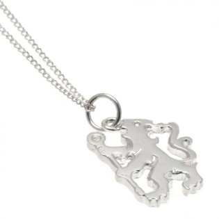 Chelsea FC Sterling Silver Pendant & Chain LN [3979] - Uksoccershop