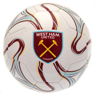 West Ham United FC Cosmos White Football [TM-00553] - Uksoccershop