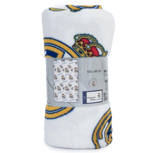 Real Madrid CF Multi Crest Fleece Blanket [TM-06004] - Uksoccershop