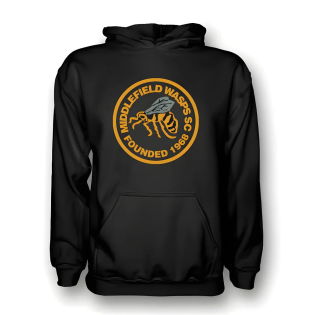 Middlefield Wasps Core Hooded Top (Black) [HOODYBLACK-59400] - Uksoccershop