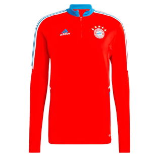 2022-2023 Bayern Munich Convido Half Zip Training Top (Red) [HU1280 ...