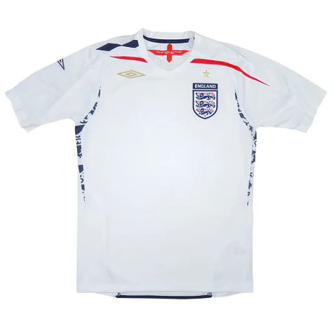 2007-2008 England Home Shirt [061025] - Uksoccershop