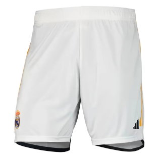 2023-2024 Real Madrid Home Shorts (White) [HR3793] - Uksoccershop
