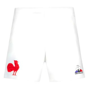 2023-2024 France Home Rugby Shorts (White) [2320021] - Uksoccershop