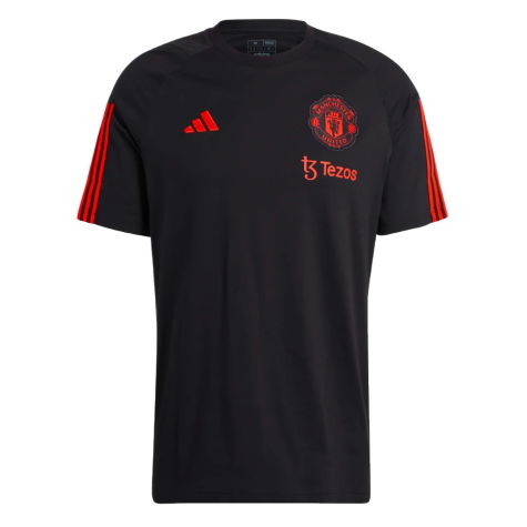 2023-2024 Man Utd Training Tee (Black) [IA8489] - Uksoccershop
