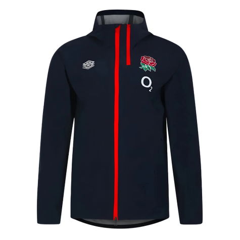 2023-2024 England Rugby Rain Jacket (Navy Blazer) [98951U-KXL ...