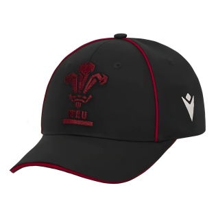 2023-2024 Wales Rugby Baseball Cap (Toothbrush Black) [58575231 ...