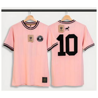 Miami Messi M GOAT Pink Home Retro Football Shirt [9700064010038 ...