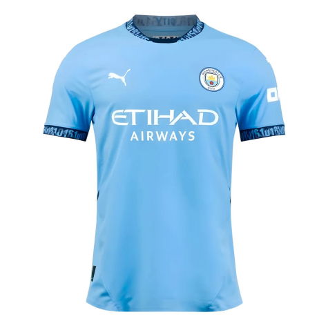 2024-2025 Man City Home Authentic Shirt [77505001] - Uksoccershop