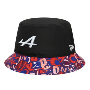2024 Alpine Racing Monaco Tapered Bucket Hat (Black) - Medium [60575665 ...
