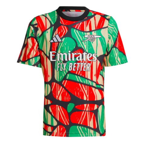 2024-2025 Arsenal Pre Match Shirt (Red) - Kids [IS9994] - Uksoccershop