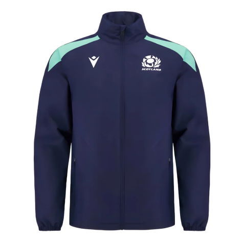 2024-2025 Scotland Rugby Waterproof Mesh Jacket (Navy) [600006340001 ...