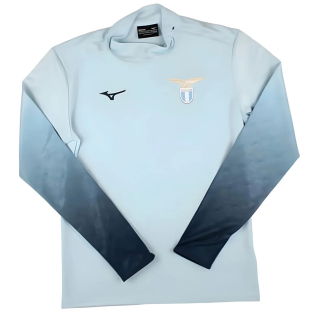 2024-2025 Lazio Mid Layer 1/2 Zip Training Top (Ice Blue) [P2GCBX0418 ...