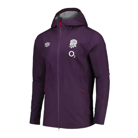 2024-2025 England Rugby Shower Jacket (Nightshade) [90611M-0GV ...