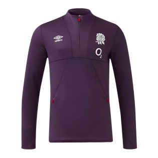 2024-2025 England Rugby 1/2 Zip Training Fleece (Nightshade) [90655M ...
