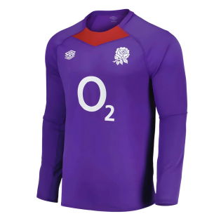 2024-2025 England Rugby Relaxed LS Training Jersey O2 (Violet) [90599M ...