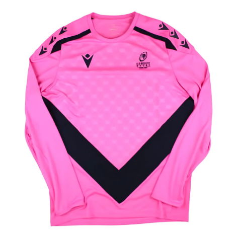 2024-2025 Cardiff Blues Rugby LS Training Shirt (Pink) [600031820001 ...
