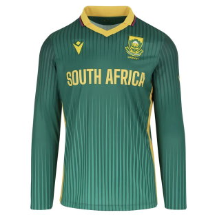 2025-2026 CSA Proteas Match Day ODI Long Sleeve Cricket Shirt ...
