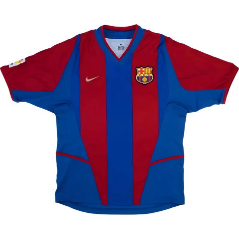 Barcelona 2002-03 Home Shirt (L) (Very Good) [7Hberb] - Uksoccershop