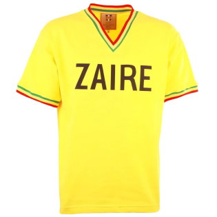 Zaire 1974 World Cup Yellow Retro Football Shirt [TOFFS3314] - Uksoccershop