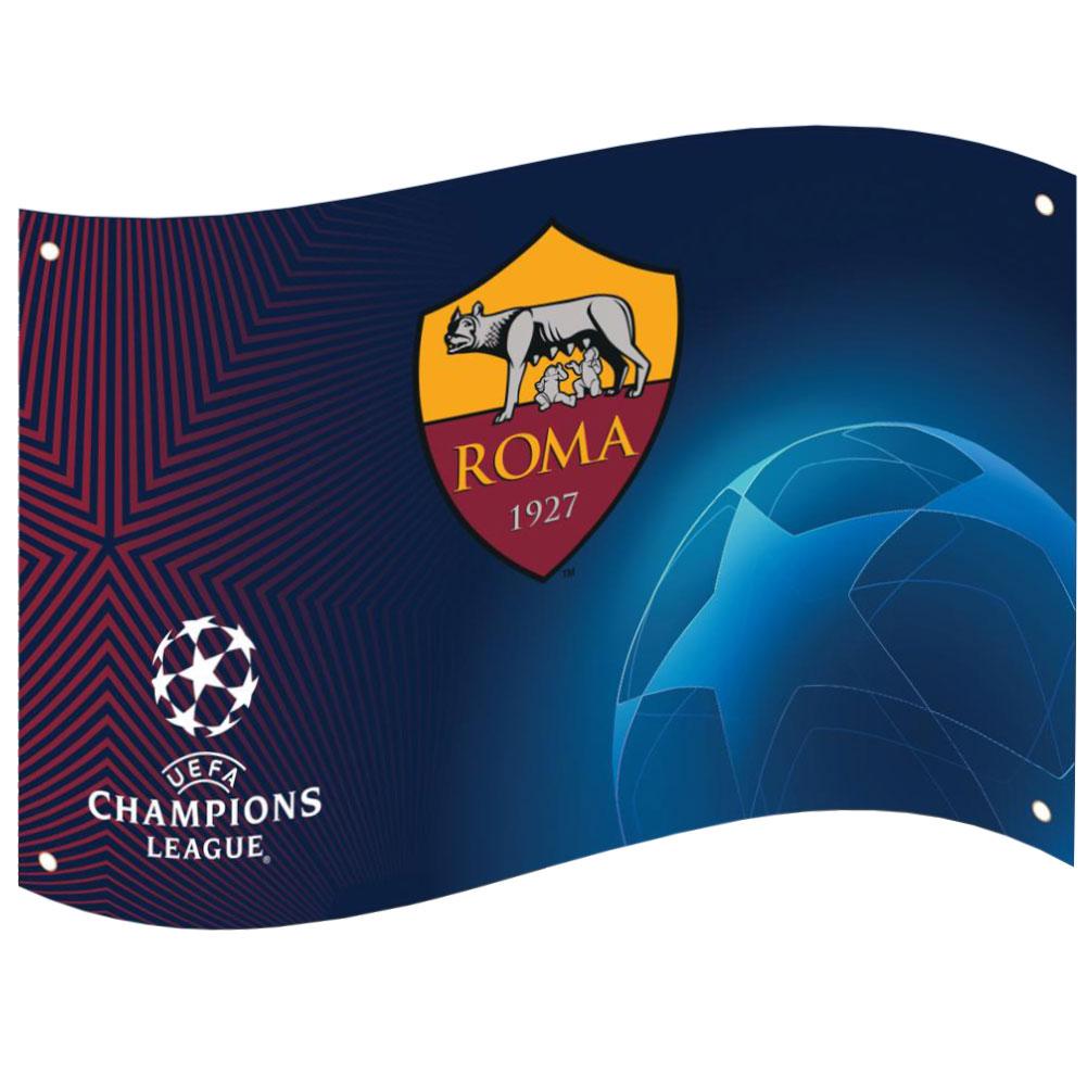 AS Roma Flag [151366] - Uksoccershop