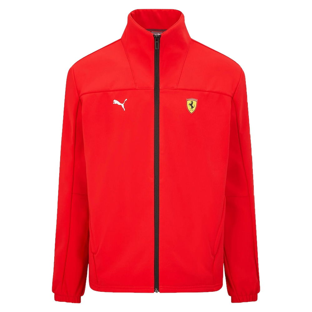 2022 Ferrari Fanwear Softshell Jacket Red 53116102 Uksoccershop