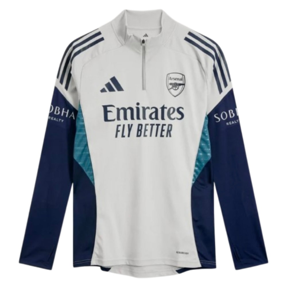 2025-2026 Arsenal Training Top (Grey) [JJ1816] - Uksoccershop