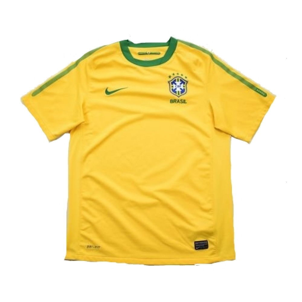 Brazil 2010-11 Home Shirt ((Excellent) M) [I8QCYa-262518-264387 ...